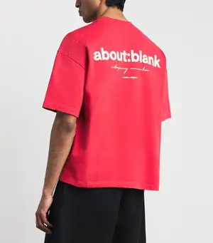 ABOUT:BLANK Cotton Back Logo T-shirt