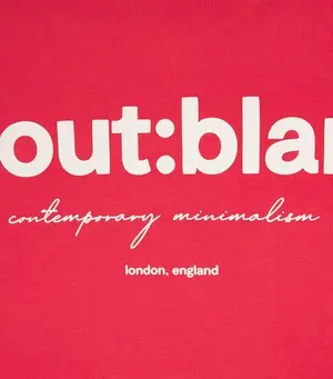 ABOUT:BLANK Cotton Back Logo T-shirt
