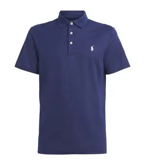 Rlx Ralph Lauren Tailored Fit Performance Polo Shirt - Navy