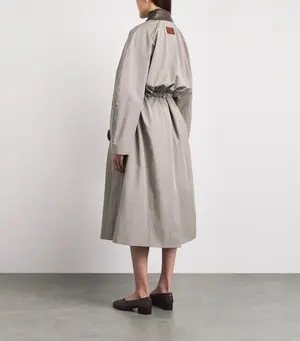 Acne Studios Cotton-blend Belted Trench Coat - Beige