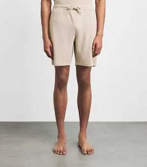 BOSS Cotton-blend Waffle-knit Shorts