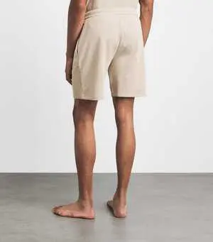 BOSS Cotton-blend Waffle-knit Shorts