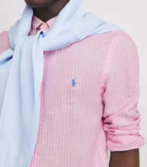 Polo Ralph Lauren Linen Custom-fit Stripe Shirt
