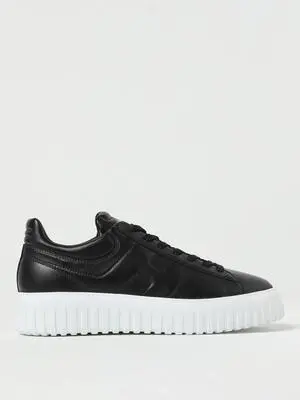 Hogan Quilted Leather Sneakers - Black