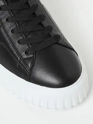 Hogan Quilted Leather Sneakers - Black