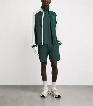 Rlx Ralph Lauren Colour-block Packable Windbreaker Jacket - Green