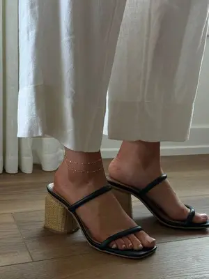 SET & STONES Austen Two Tone Layered Anklet