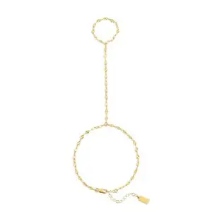 SET & STONES Rio Hand Chain - Gold