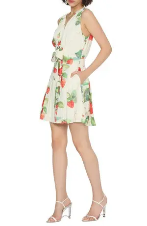 CIEBON Dale Strawberry Print Minidress