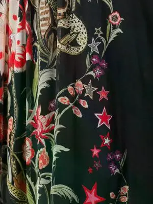 Roberto Cavalli Galaxy Garden Maxi Skirt