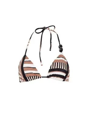 KIBYS Lines Print Maui Triangle Top