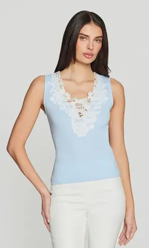 Generation Love Elna Lace Sleeveless Top