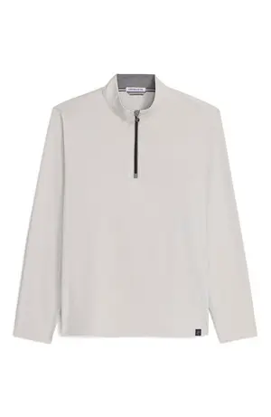 ASHWORTH GOLF Crosby 1/4 Zip - Stone Grey