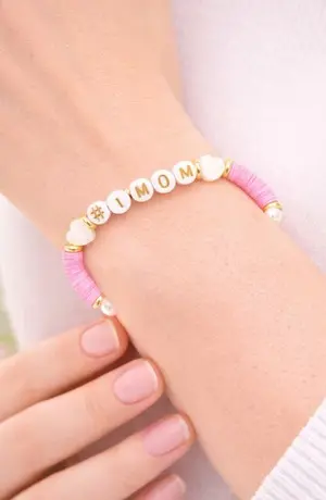 BITS & BOWS 1 Mom Beaded Bracelet
