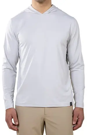 ASHWORTH GOLF Belmont Hoodie Stone Grey