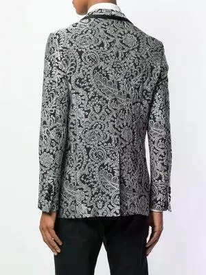 BILLIONAIRE Jacquard Button Blazer