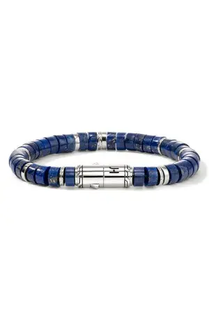 John Hardy Heishi Beaded Bracelet - Silver