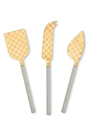 MACKENZIE-CHILDS 3-piece Cheese Knife Set - Sterling