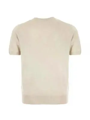 PANICALE Fine-knit Silk T-shirt