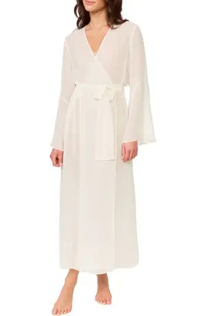 Rya Collection Holland Tie Waist Robe - Ivory