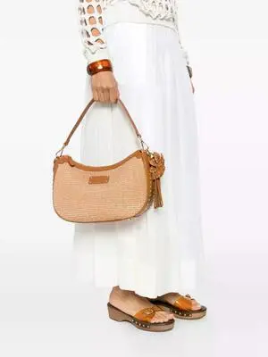 LA CARRIE La Plage Stud-embellished Shoulder Bag