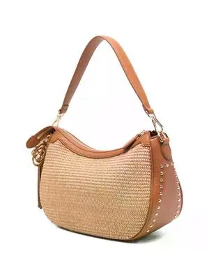 LA CARRIE La Plage Stud-embellished Shoulder Bag
