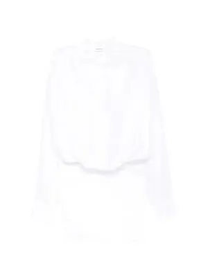 Andamane Rania Shirred Dress - White