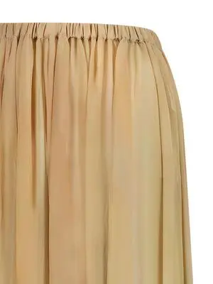 Giuseppe Di Morabito Gathered Silk Trousers - Neutrals