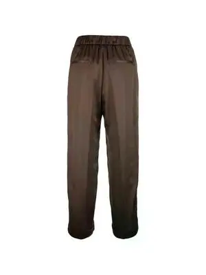 Peserico Elasticated-waistband Turned-up Trousers