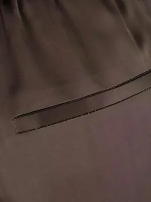 Peserico Elasticated-waistband Turned-up Trousers