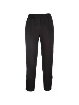 Peserico Elasticated-waist Trousers - Black