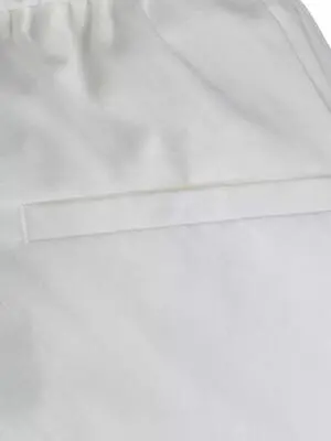 Peserico Elasticated-waistband Pressed-crease Trousers