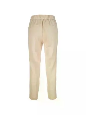 Peserico Elasticated-waist Trousers - Neutrals