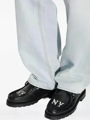 DUKE + DEXTER Ny-embroidered Boots - Black