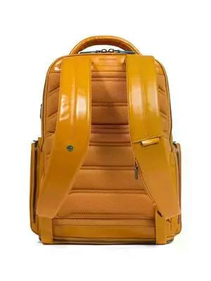 PIQUADRO Multi-pocket Laptop Backpack - Orange