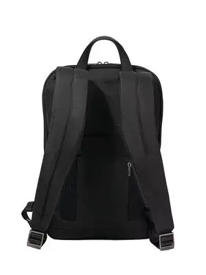 PIQUADRO Expandable Slim Backpack - Black