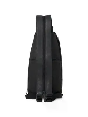 PIQUADRO Modus Restyling Leather Sling Bag - Black