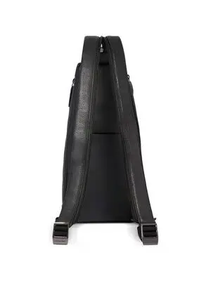 PIQUADRO Modus Restyling Leather Sling Bag - Black