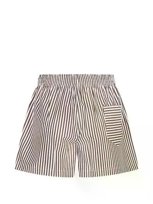 DES_PHEMMES Striped Boxer Shorts - Brown
