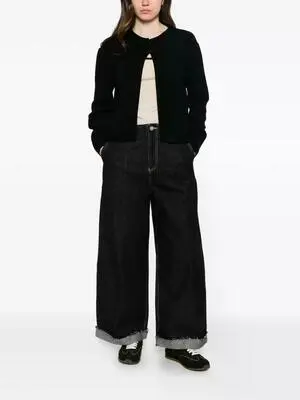 PENCE 1979 Ribbed-knit Cardigan