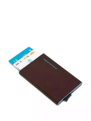 PIQUADRO Pop-up Card Holder - Brown
