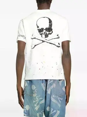 MASTERMIND WORLD Distressed Crew-neck T-shirt