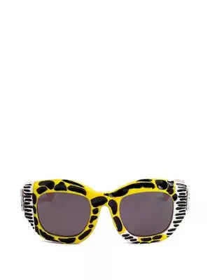 KUBORAUM B2 Pop-grotesque Sunglasses - Yellow