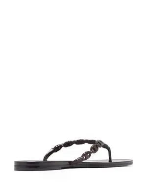 Tory Burch Gemini Link Jelly Flip-flops - Red