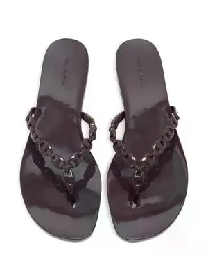 Tory Burch Gemini Link Jelly Flip-flops - Red