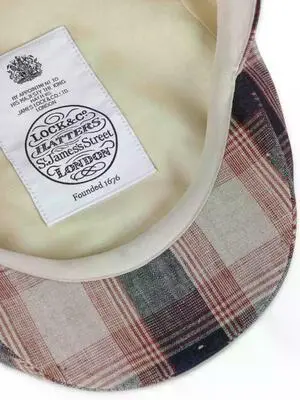 LOCK & CO. HATTERS Grosvenor Checked Beret