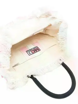 MC2 SAINT BARTH Striped Tote Bag - Pink