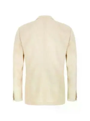 LARDINI Single-breasted Patch-pocket Blazer - Neutrals