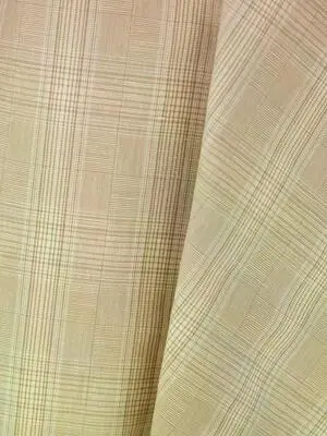 Iceberg Check Ruffled Midi Skirt - Neutrals
