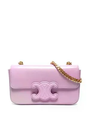 Celine Triomphe Chain Shoulder Bag - Pink